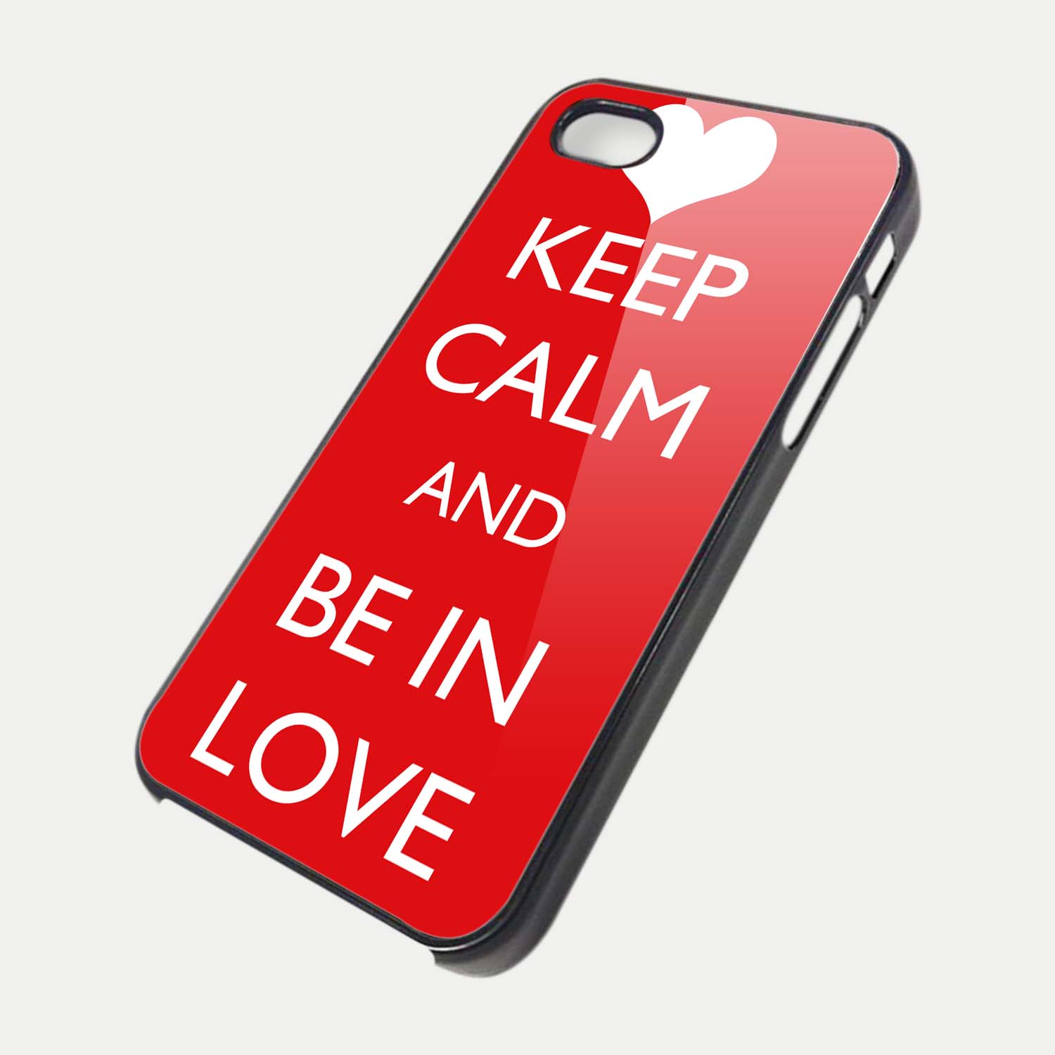 Keep Calm And Be In Love Special Design Iphone 4 Case Cover on Luulla